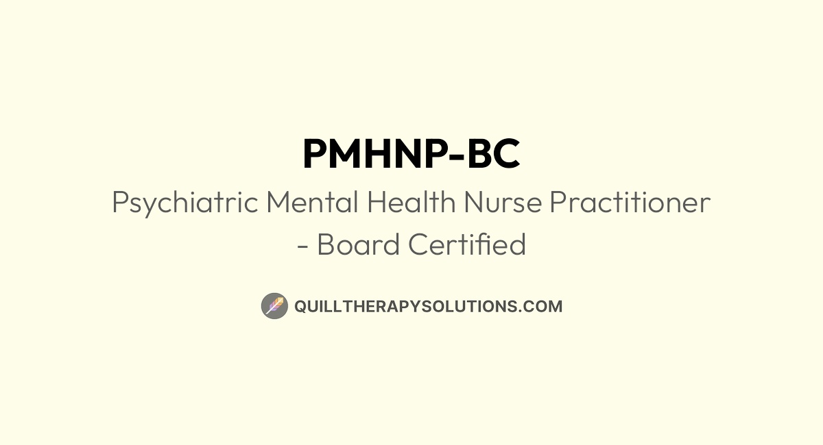 PMHNP-BC: Psychiatric Mental Health Nurse Practitioner - Board ...
