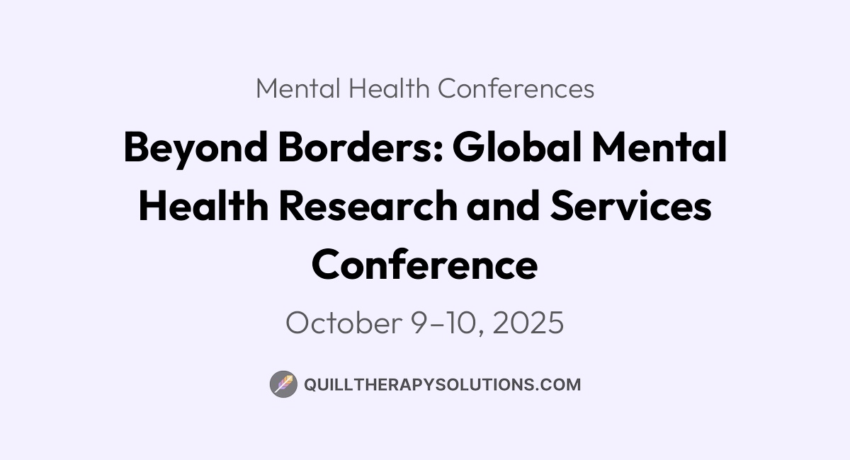 Beyond Borders: Global Mental Health Research and Services Conference ...