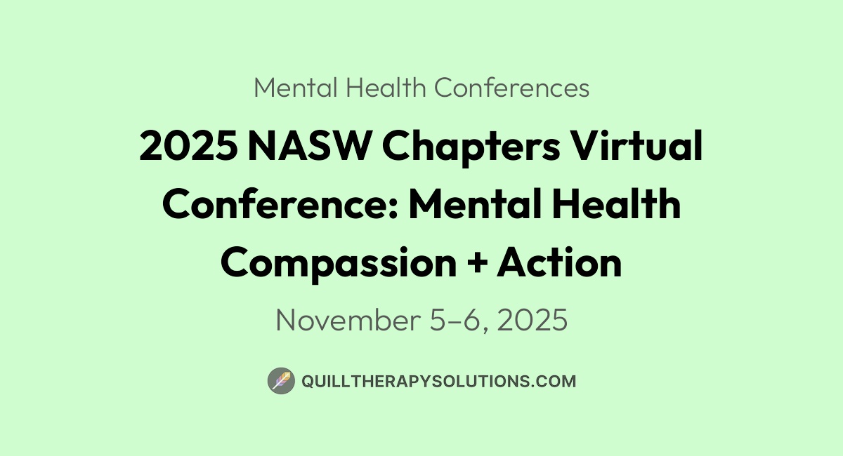 2025 NASW Chapters Virtual Conference: Mental Health Compassion ...