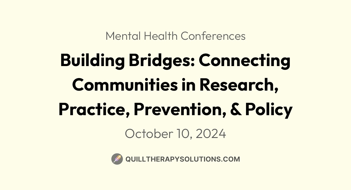 Building Bridges: Connecting Communities in Research, Practice ...