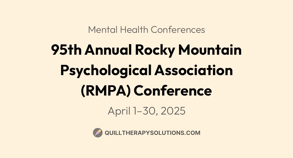 95th Annual Rocky Mountain Psychological Association (RMPA) Conference ...