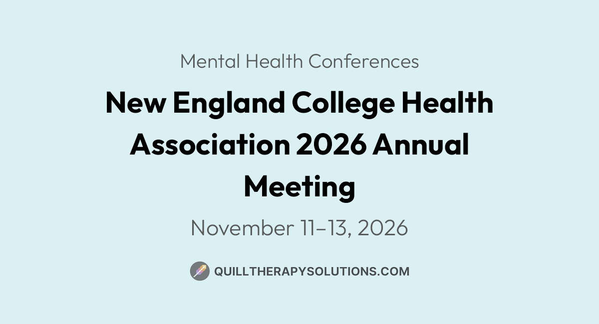New England College Health Association 2026 Annual Meeting | Quill ...