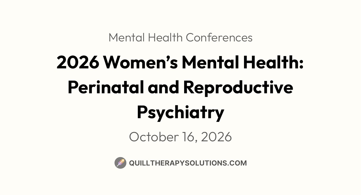 2026 Women’s Mental Health: Perinatal and Reproductive Psychiatry ...