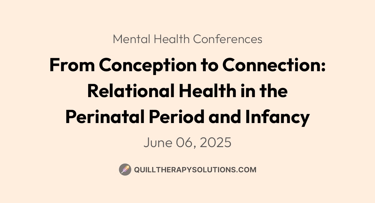 From Conception to Connection: Relational Health in the Perinatal ...