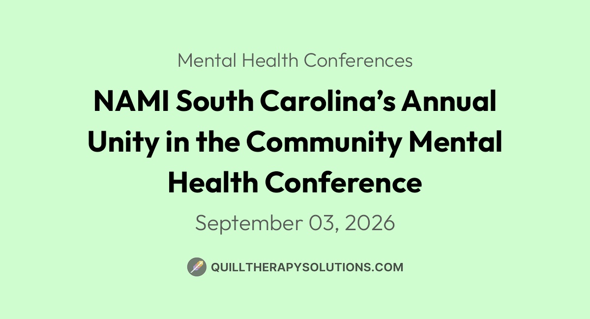 NAMI South Carolina’s Annual Unity in the Community Mental Health ...