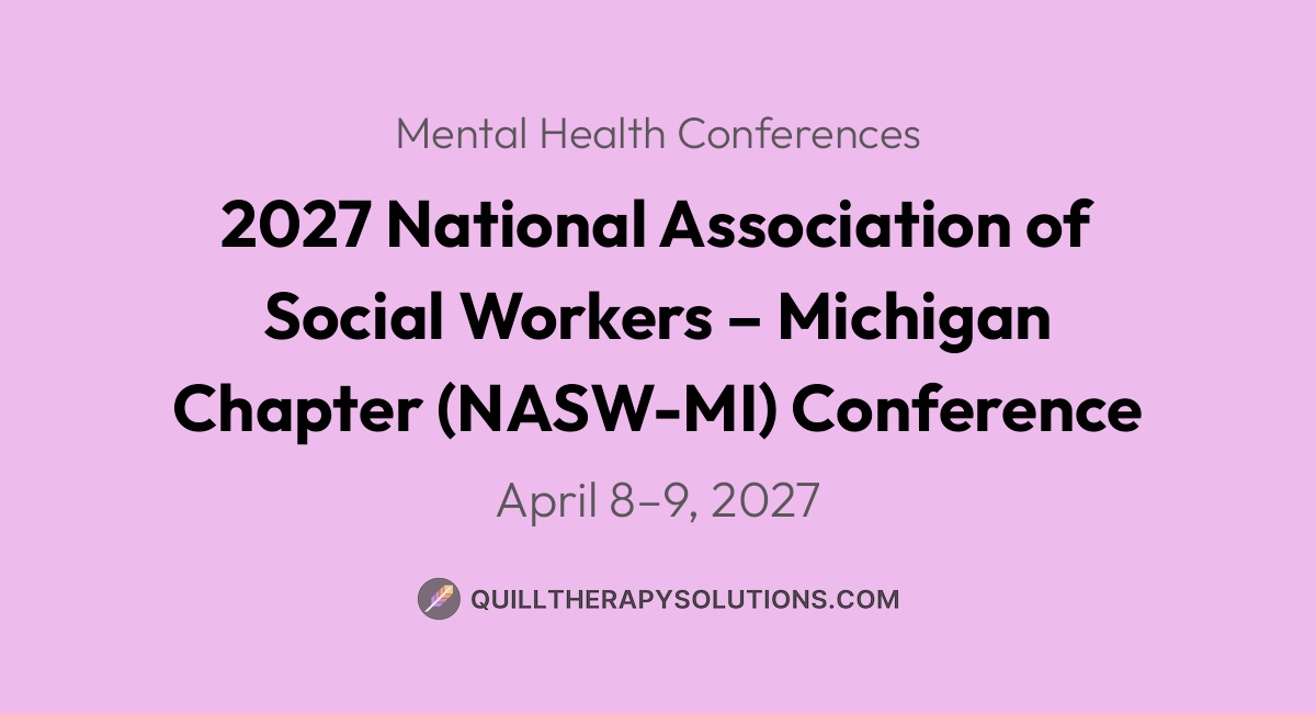 2027 National Association of Social Workers – Michigan Chapter (NASW-MI ...