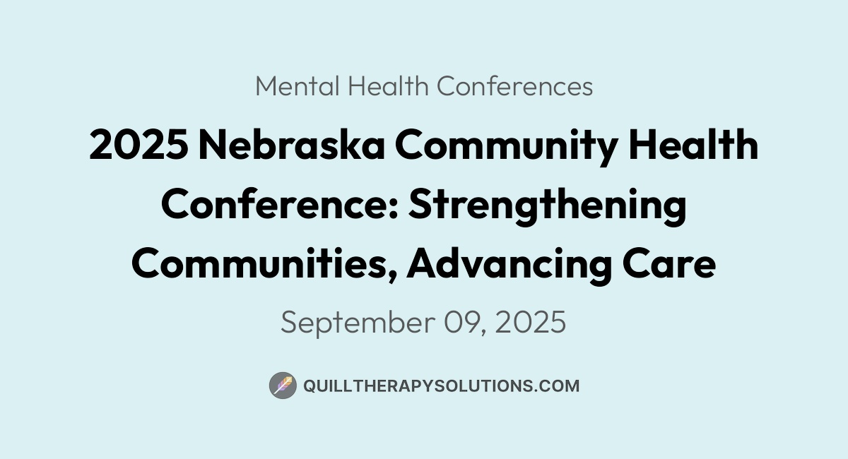 2025 Nebraska Community Health Conference: Strengthening Communities ...