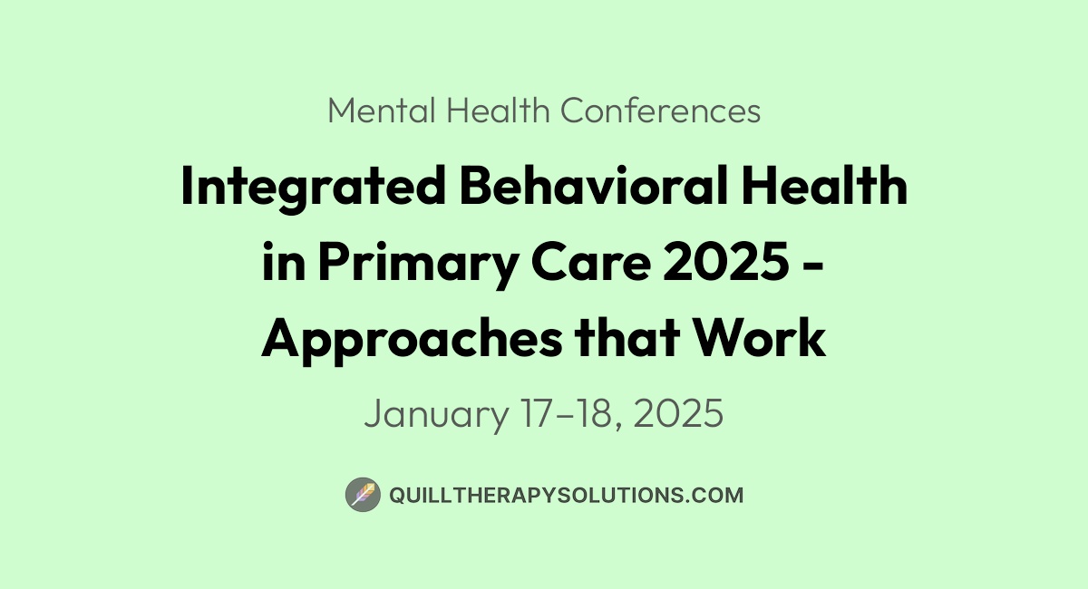 Integrated Behavioral Health in Primary Care 2025 - Approaches that ...