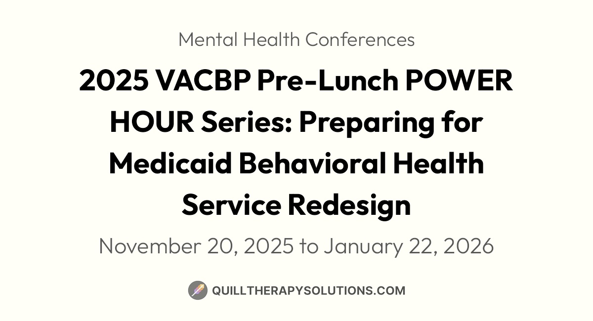2025 VACBP Pre-Lunch POWER HOUR Series: Preparing for Medicaid ...