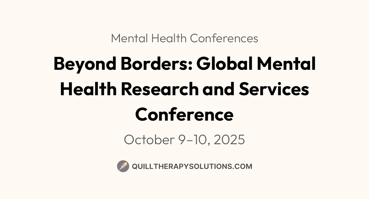 Beyond Borders: Global Mental Health Research and Services Conference ...