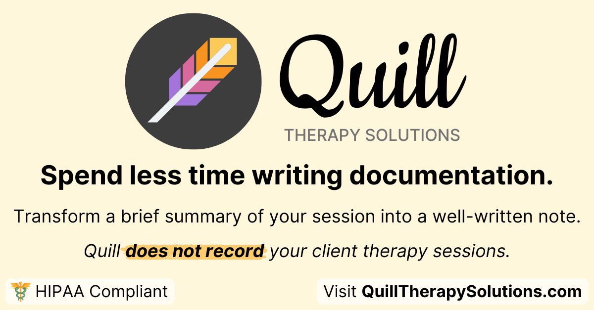 Generate Note | Quill Therapy Solutions